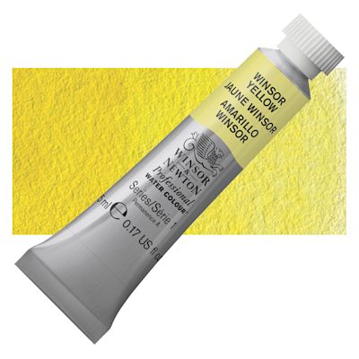 Winsor & Newton Professional Watercolor - Winsor Yellow, 5 ml tube ...