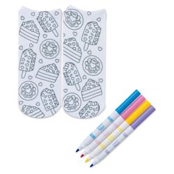 Living Royal Crayola Color-In Socks | BLICK Art Materials