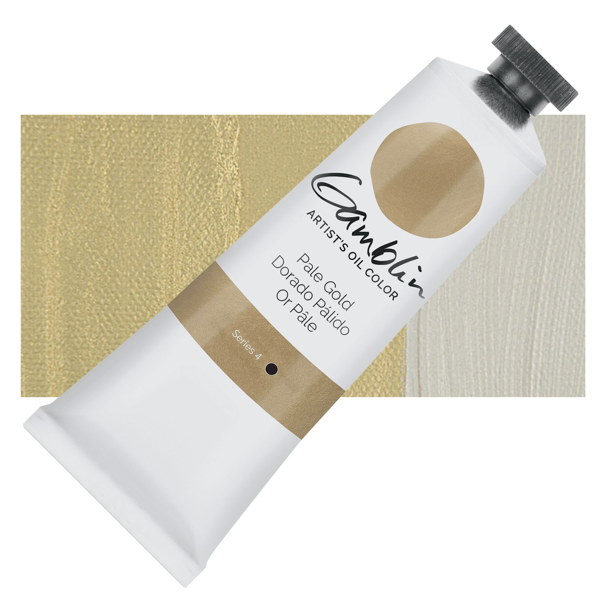 Gamblin Artist's Oil Color - Pale Gold, 37 ml tube | BLICK Art Materials