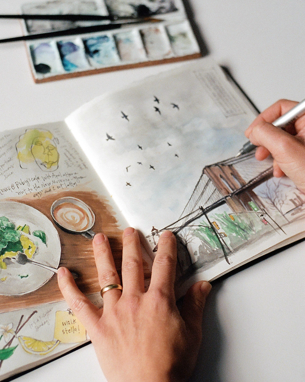 Sketch and Paint Workshop with Samantha Dion Baker - Project Ideas ...