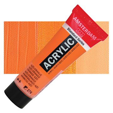 Amsterdam Standard Series Acrylic - Azo Orange, 20 ml Tube | BLICK Art ...