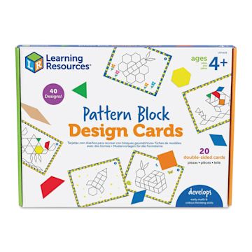 Learning Resources Pattern Block - Design Cards | BLICK Art Materials