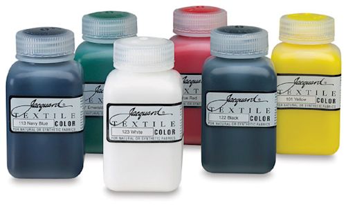 Jacquard Textile Color Set - 8 oz Jars, Set of 6 | BLICK Art Materials