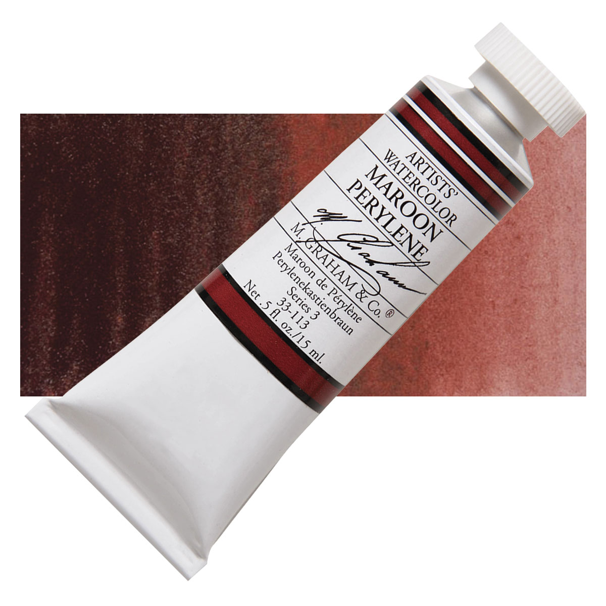 M. Graham Artists' Watercolor - Maroon Perylene, 15 ml Tube | BLICK Art ...