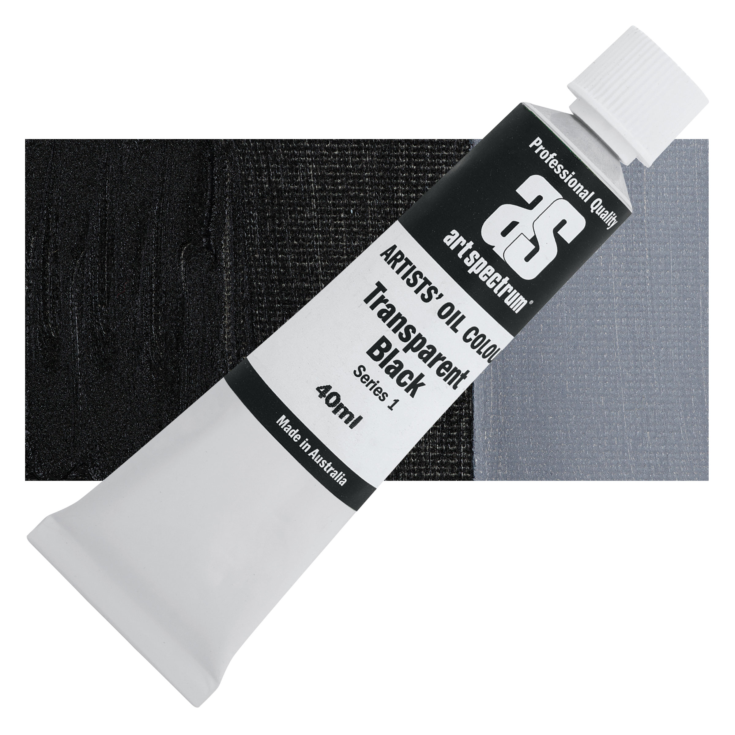 Art Spectrum Artists' Oil Paint - Transparent Black, 40 ml | BLICK Art ...