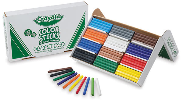 Crayola Color Sticks Set - Classpack of 120 | BLICK Art Materials