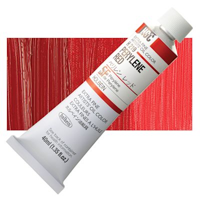 Holbein Artists' Oil Color - Perylene Red, 40 ml tube | BLICK Art Materials