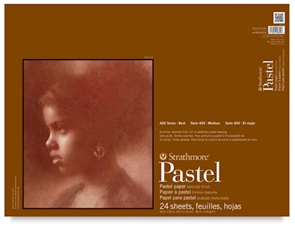 Strathmore 400 Series Pastel Paper Pad - 18" x 24", Assorted Colors, 24 ...