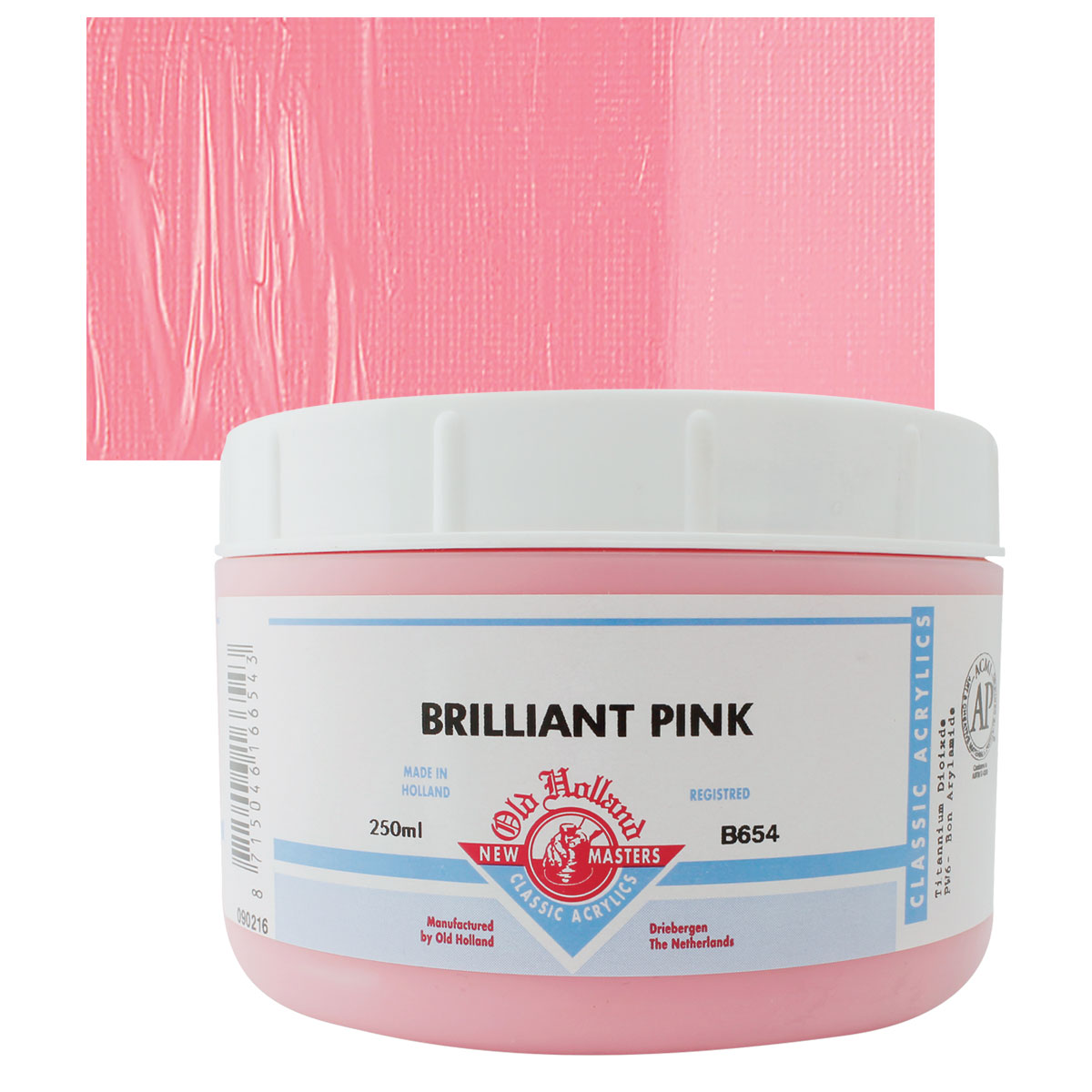 Old Holland New Masters Classic Acrylics - Brilliant Pink, 250 ml jar ...
