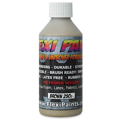 Flexi Paint Waterbased Flexible Cosplay Paint - Brown, 250 g (8.8 oz ...