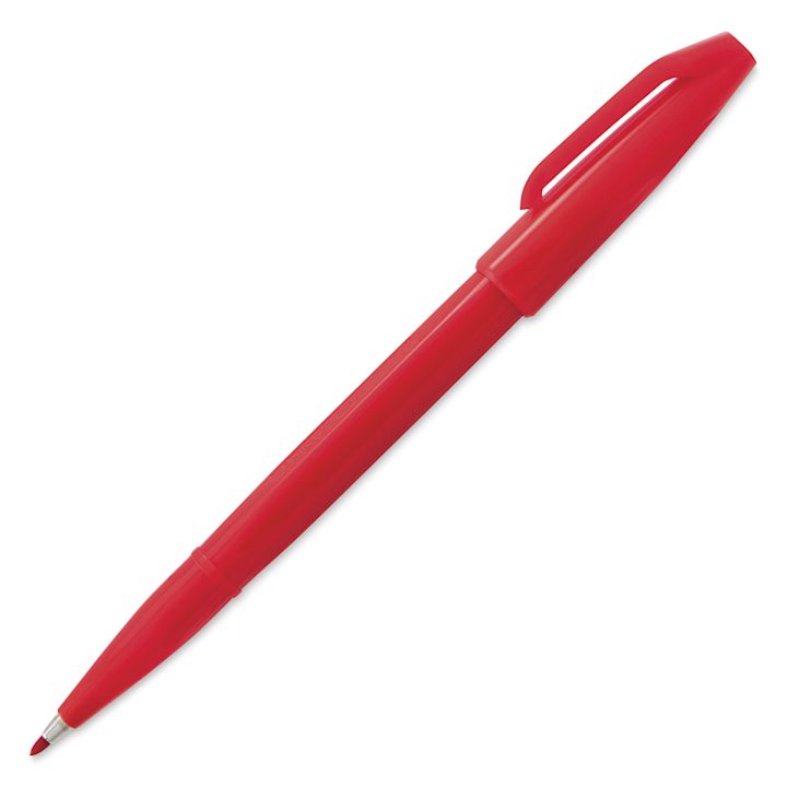 Pentel Arts Sign Pen - Red, Fine Tip | BLICK Art Materials