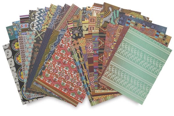 Roylco Decorative Papers - 8-1/2" x 11", Around the World, 96 Sheets ...