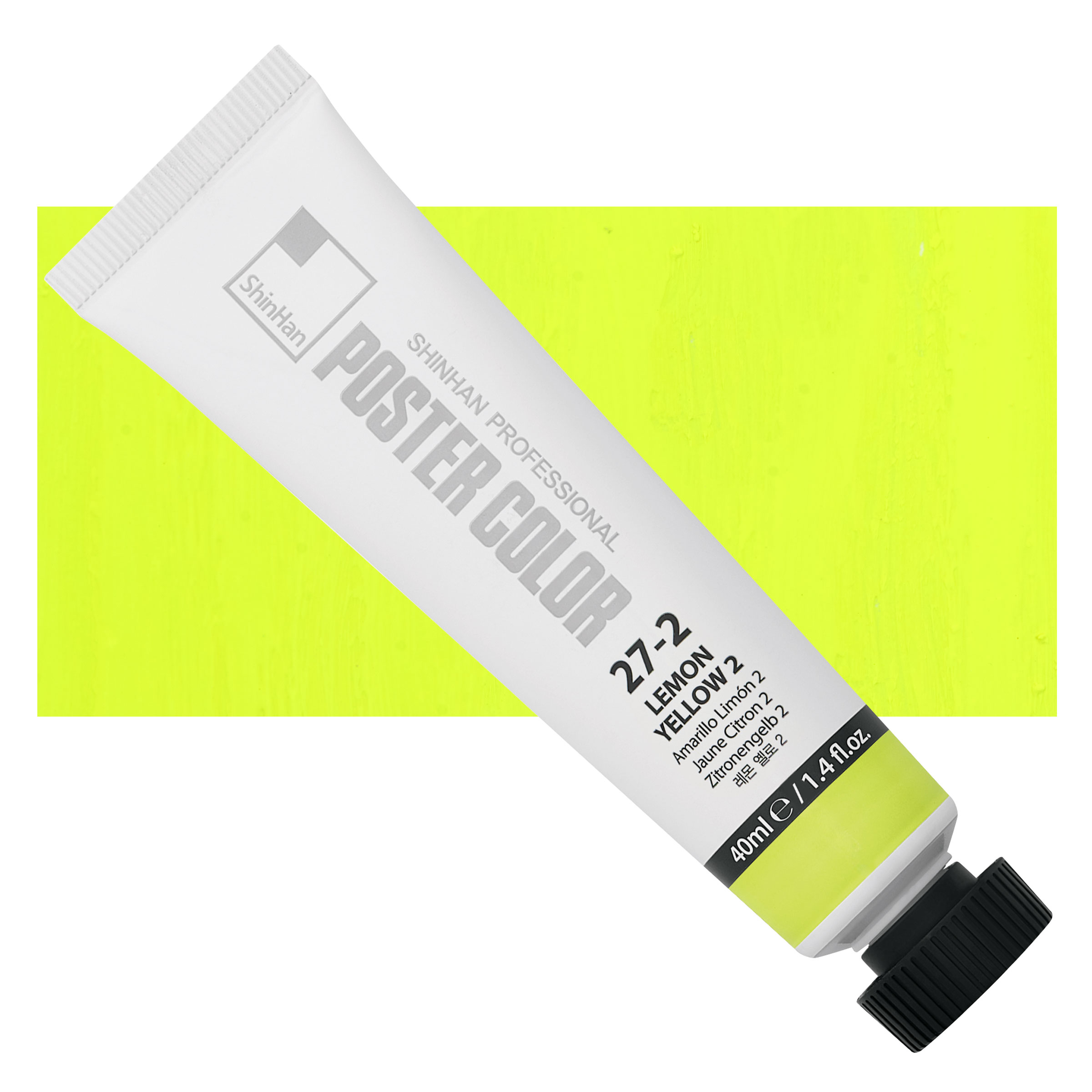 ShinHan Professional Poster Color Paint - Lemon Yellow 2, 40 ml | BLICK ...