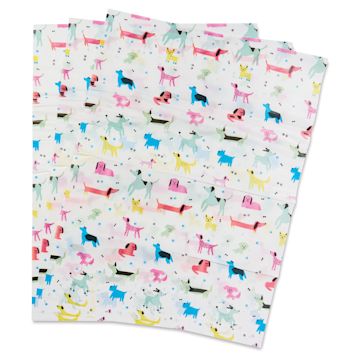 DecoPatch Decorative Papers - Dogs, Pkg of 3, 12" x 16" | BLICK Art Materials