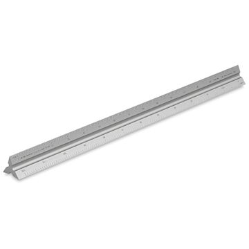 Alumicolor Aluminum Solid Triangular Drafting Scales | BLICK Art Materials