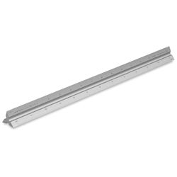 Alumicolor Solid Triangular Drafting Scale - 30 cm, Silver, Metric | BLICK Art Materials