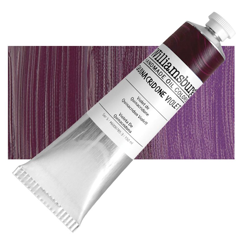 Williamsburg Handmade Oil Paint - Quinacridone Violet, 150 ml tube ...