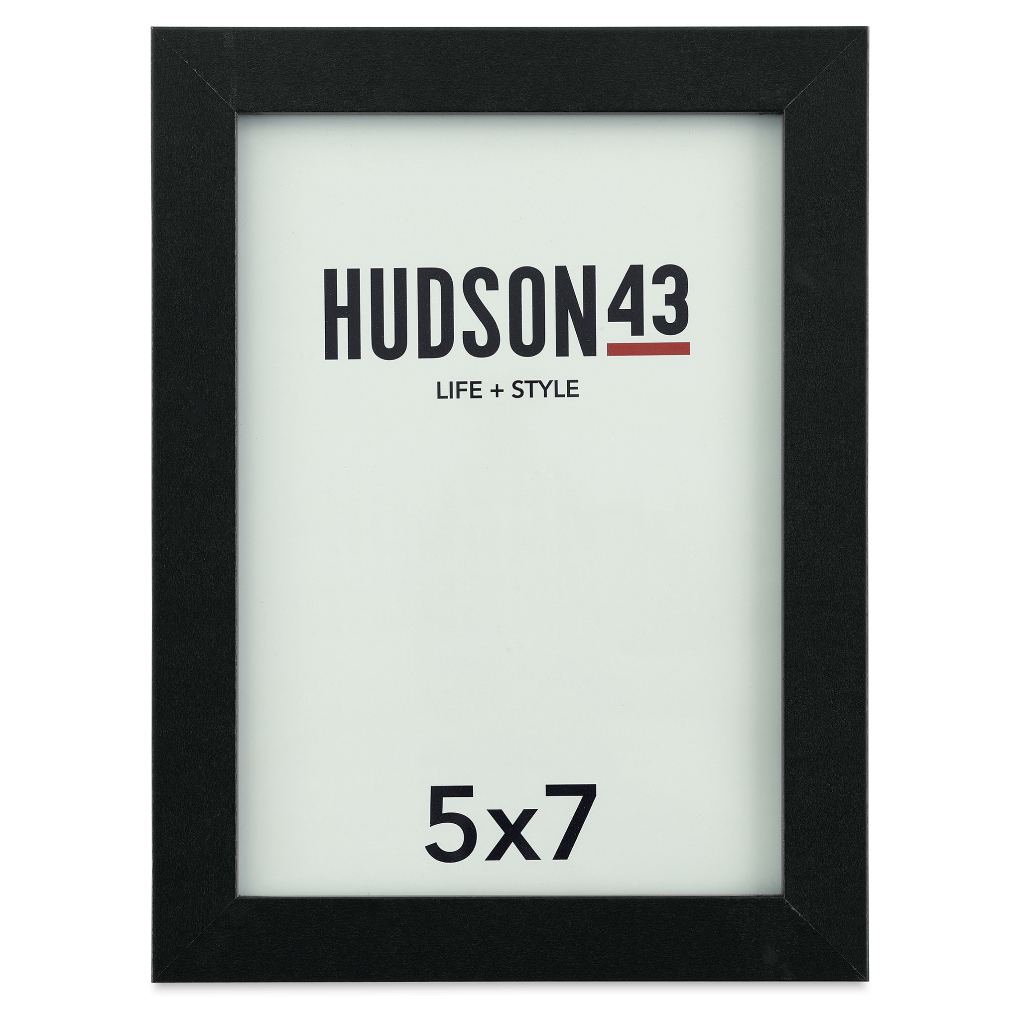 Hudson 43 Gallery Frame - Black, 5" x 7", Easel Back | Utrecht Art Supplies