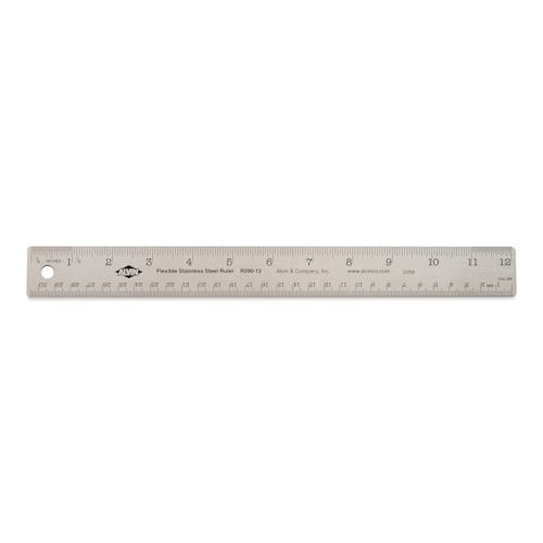 Alvin Non-Skid Stainless Steel Ruler | BLICK Art Materials
