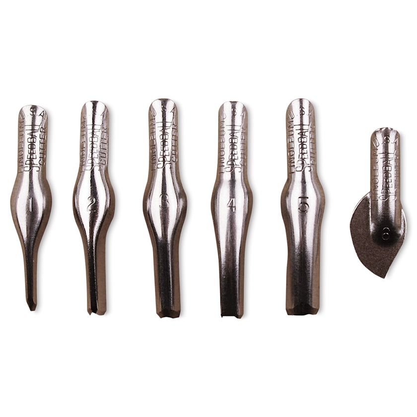 Speedball Lino Set No. 1 without Handle | BLICK Art Materials