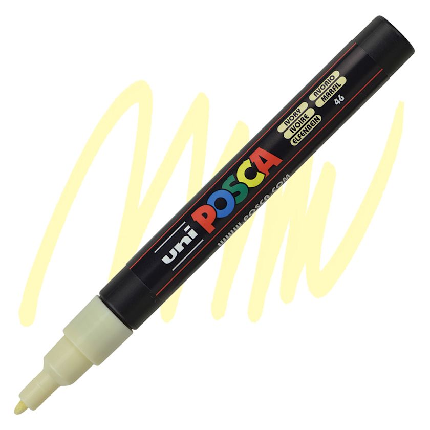 Posca Paint Marker - Ivory, Fine, Bullet Tip, 0.9 mm - 1.3 mm | BLICK ...