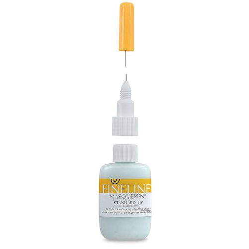 Fineline Masquepen Masking Fluid - Standard Tip, 18 Gaugue, 1.25 oz ...