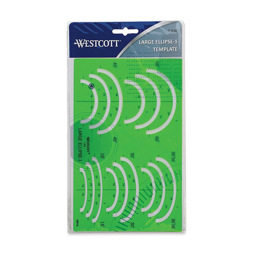 Westcott Ellipse Template - #1 Large | BLICK Art Materials