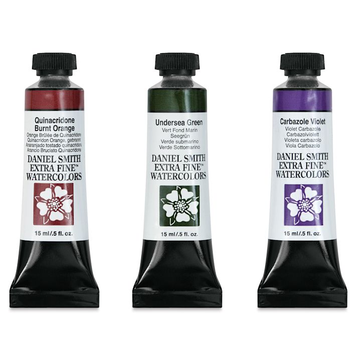 Daniel Smith Extra Fine Watercolor - Secondary, Set of 3, 15 ml Tubes ...