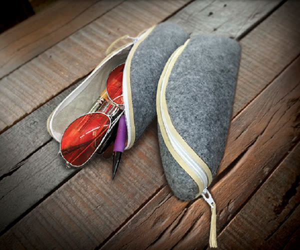 Felt Zip Clutch | BLICK Art Materials