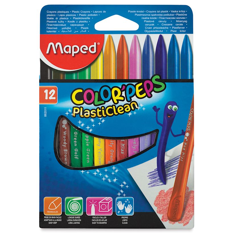 Maped Color'Peps Plasticlean Crayons | BLICK Art Materials