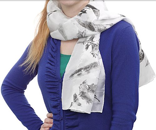 Leaf Print Scarf - Project Idea | BLICK Art Materials