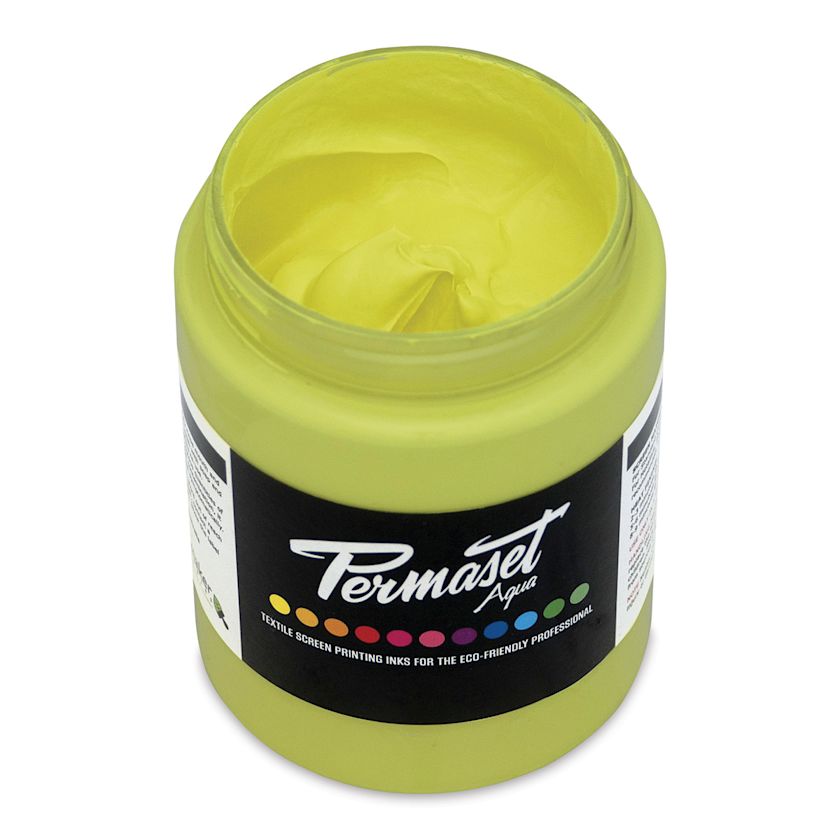 Permaset Aqua Fabric Ink - Supercover Glow Yellow, 300 ml | BLICK Art ...