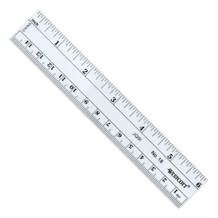 Westcott Flexible Inch/Metric Ruler - 6", Inch/Metric | BLICK Art Materials
