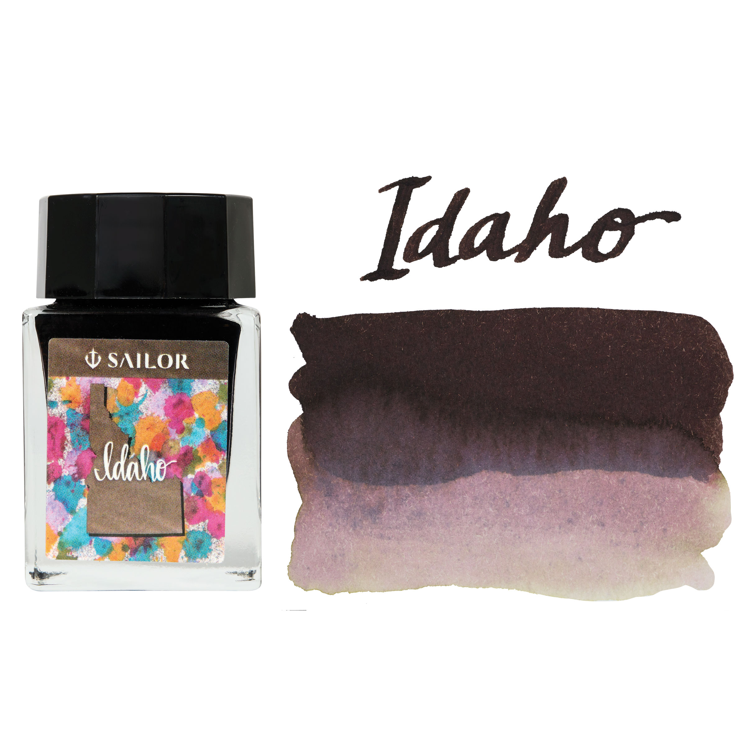 Sailor USA State Ink - Idaho, Brown, 20 ml | BLICK Art Materials