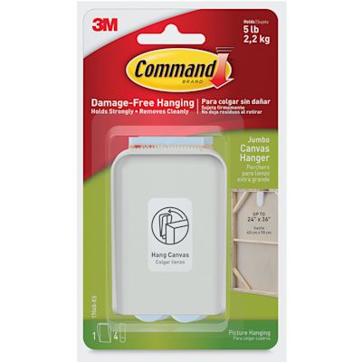 Command Canvas Hangers - Jumbo | BLICK Art Materials