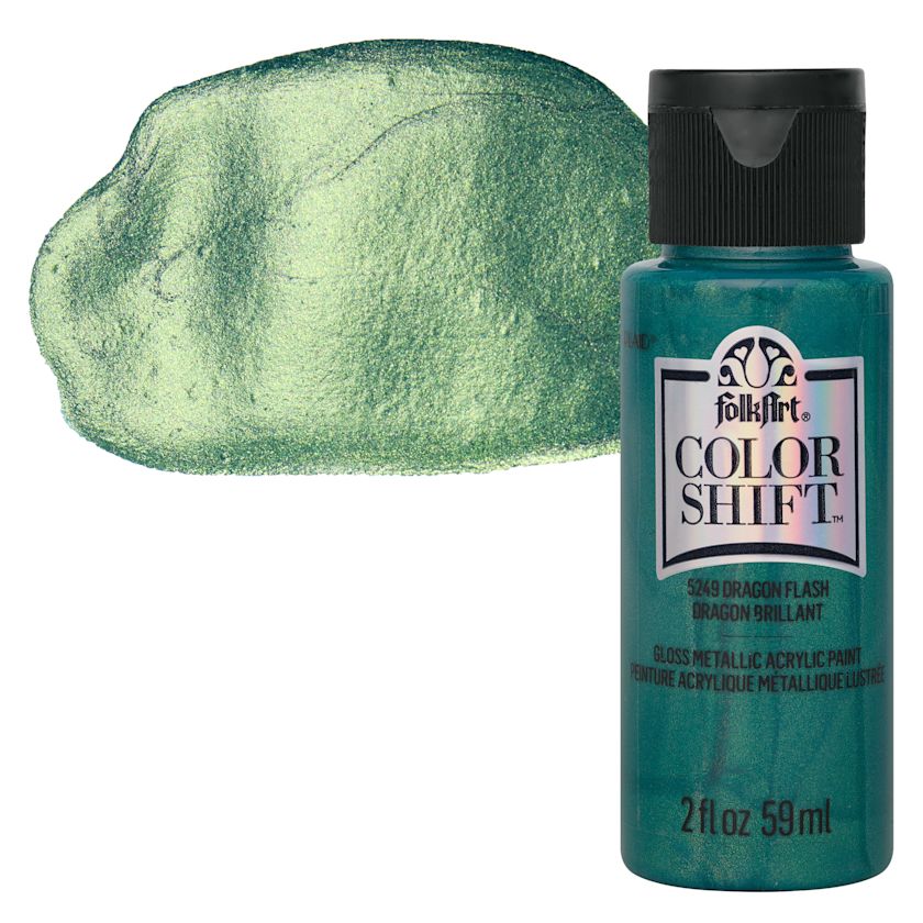 FolkArt Color Shift Paint - Dragon Flash, 2 oz | BLICK Art Materials
