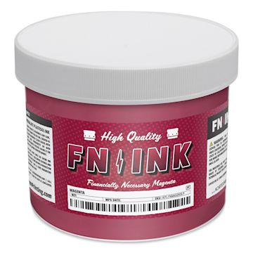 FN Ink Plastisol Screen Printing Ink - Magenta, Quart | BLICK Art Materials