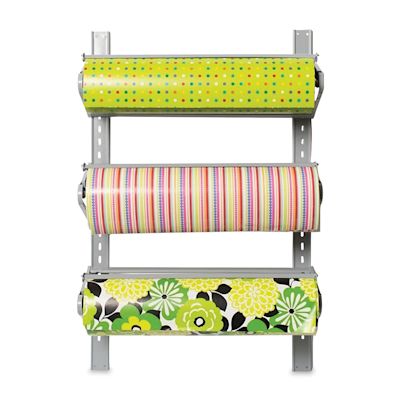 Paper Rack - 36", Wall Mounted, 3 Roll Unit | BLICK Art Materials