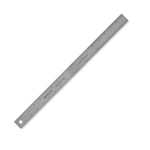 Westcott Metal Zero Centering Ruler - 18" | BLICK Art Materials