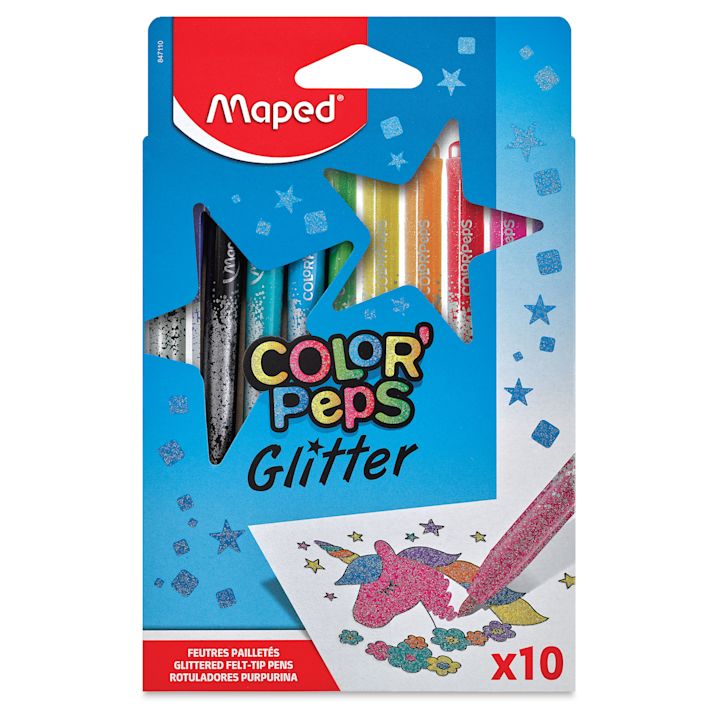 Maped Color'Peps Premium Glitter Markers | BLICK Art Materials