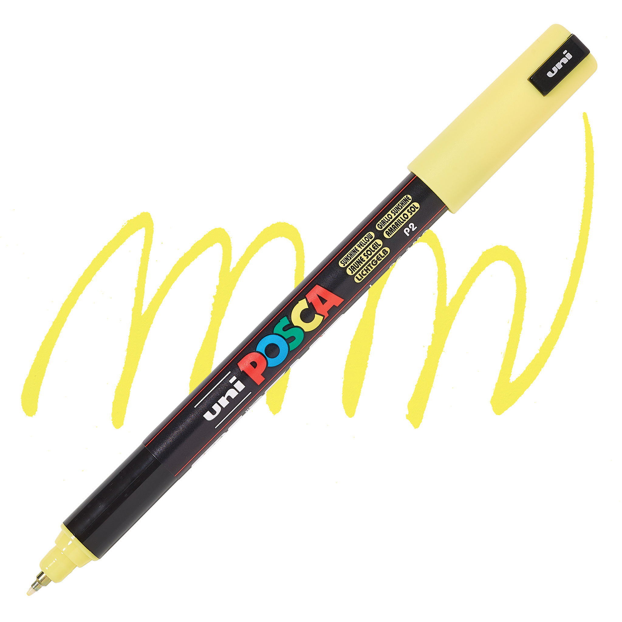 Uni Posca Paint Marker - Sunshine Yellow, X-Fine Tip, 0.7 mm | BLICK ...