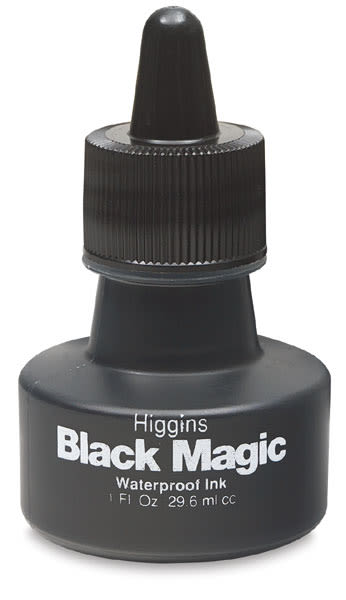 Higgins Waterproof Black Magic Ink | BLICK Art Materials