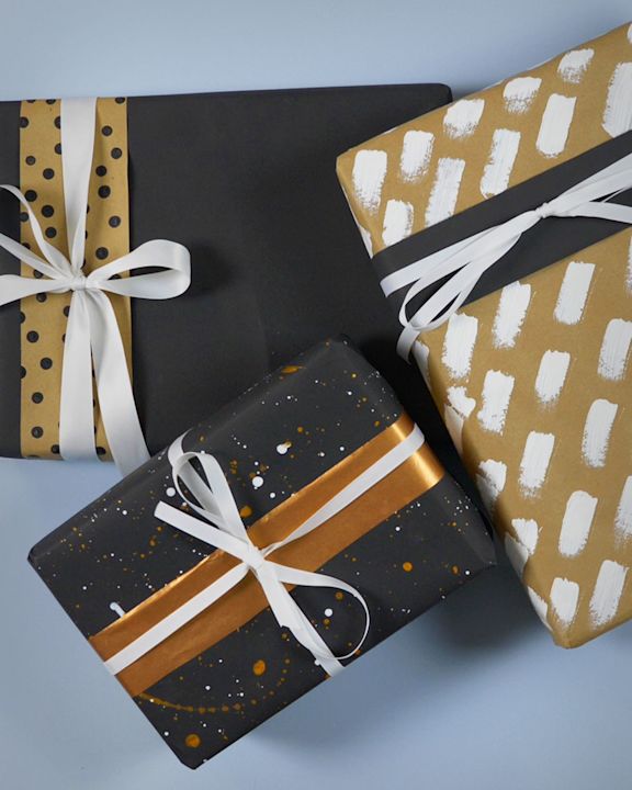 Three Ways to Spruce Up your Gift Wrap | BLICK Art Materials