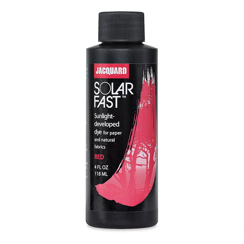 Jacquard SolarFast Dye - Red, 4 oz | BLICK Art Materials