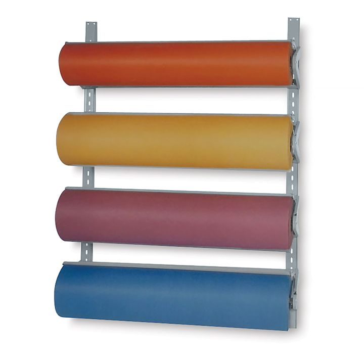 Paper Rack - 36", Wall Mounted, 4 Roll Unit | BLICK Art Materials