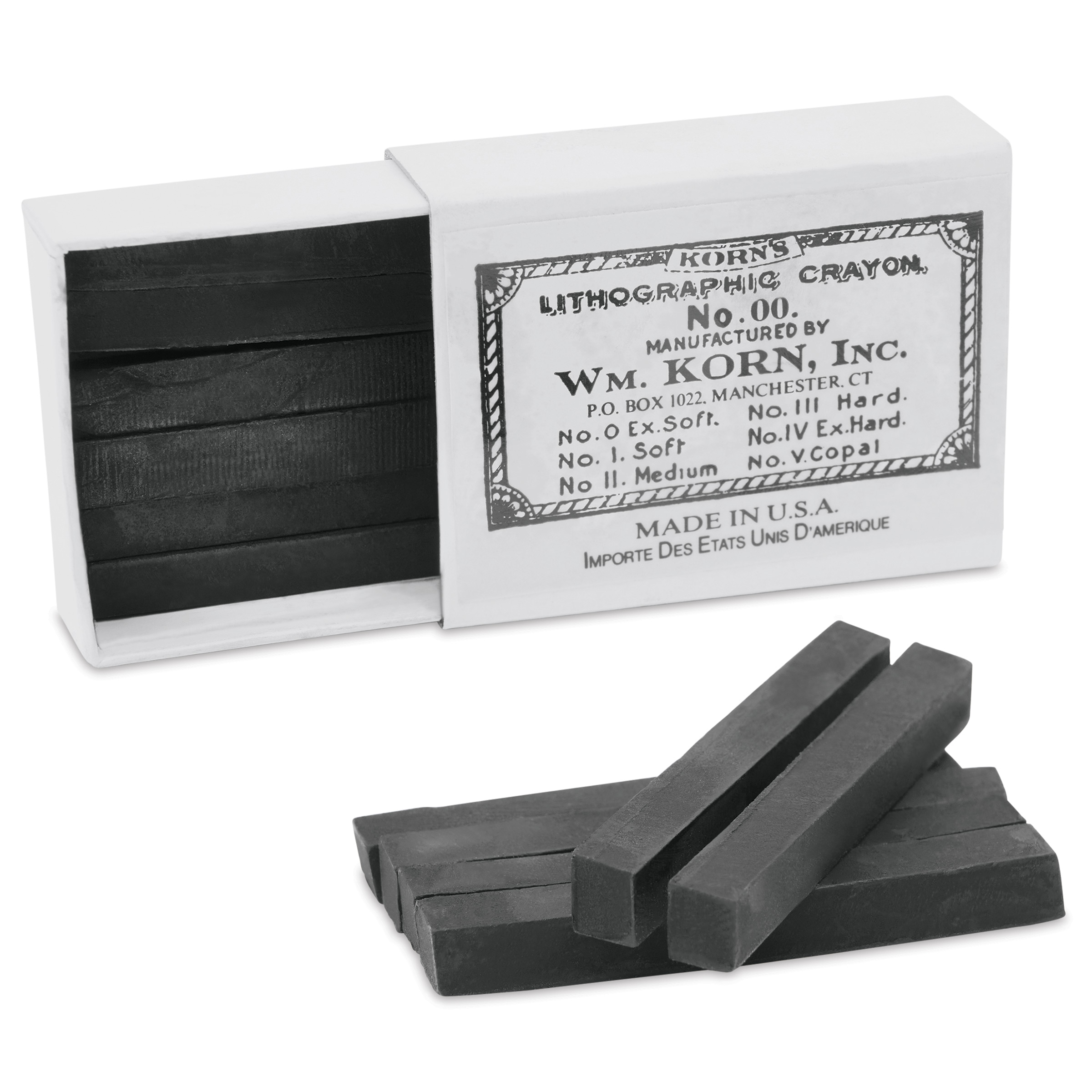 Korn's Lithographic Crayons | BLICK Art Materials