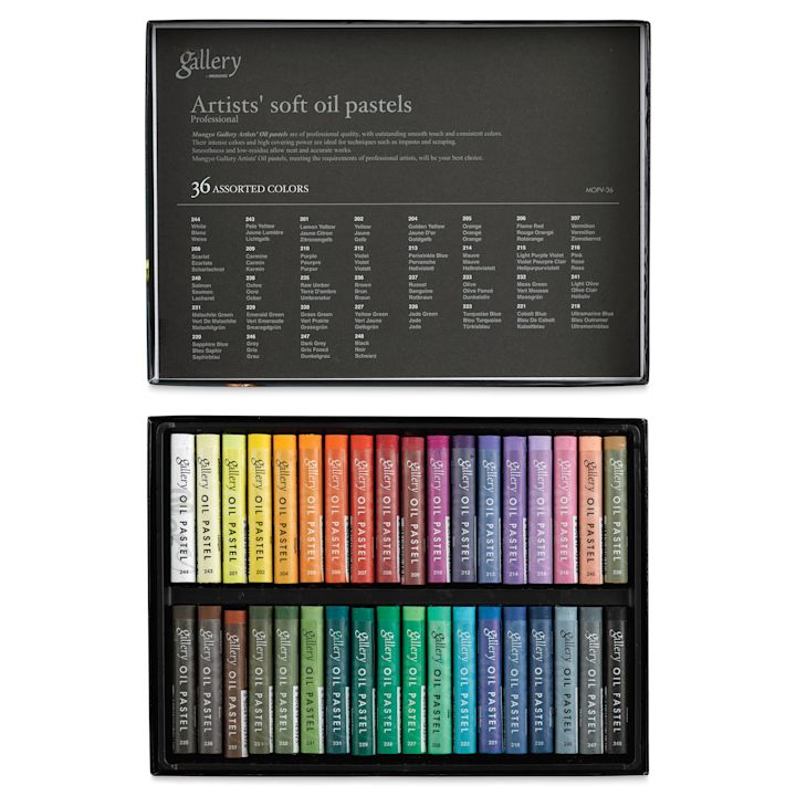 Mungyo Gallery Artists' Soft Oil Pastels - Set of 36 | BLICK Art Materials