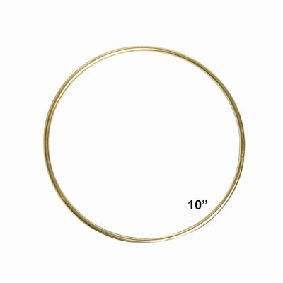 Pepperell Brass Plated Macramé Ring - 10" | BLICK Art Materials