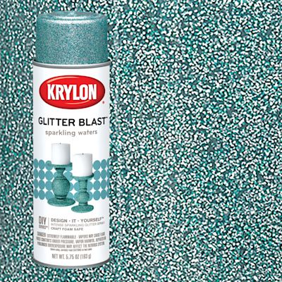 Krylon Glitter Blast Spray Paint - Sparkling Waters, 5.75 oz can ...