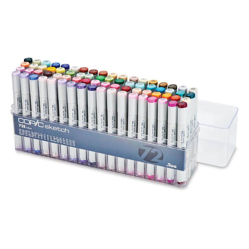 Copic Sketch Marker Set - Color Set E, Set of 72 | BLICK Art Materials
